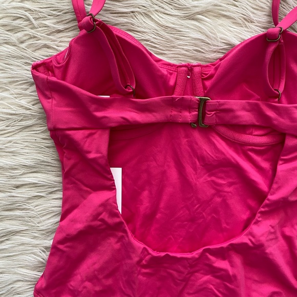 Andie | Swim | Andie Swim Neon Pink Hibiscus Underwire Bra Bust Bermuda ...